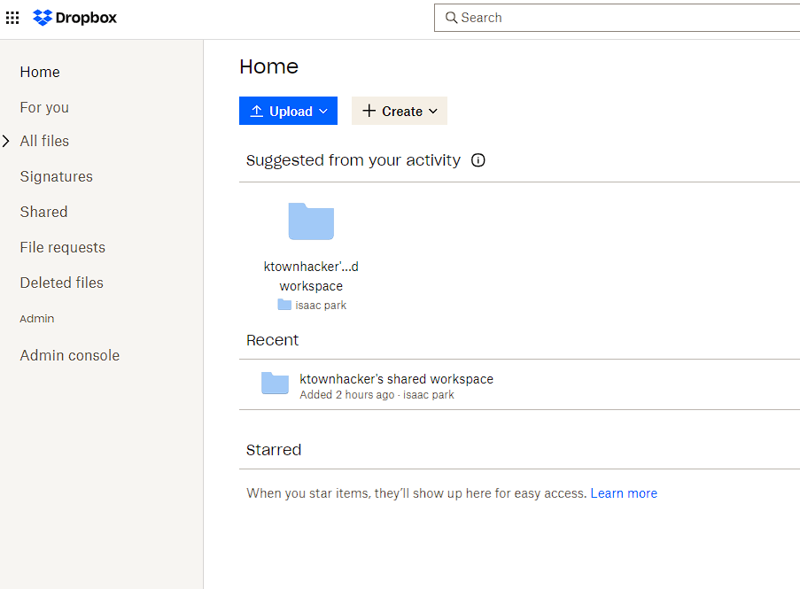 Homelab SSO Dropbox docs | Isaac Park blog
